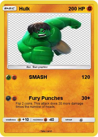 Pokémon Hulk 1726 1726 - SMASH - My Pokemon Card