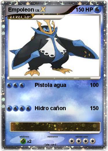 Pokémon Empoleon 870 870 - Pistola agua - My Pokemon Card
