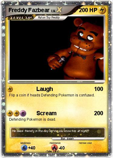 Pokémon Freddy Fazbear 349 349 - Laugh - My Pokemon Card