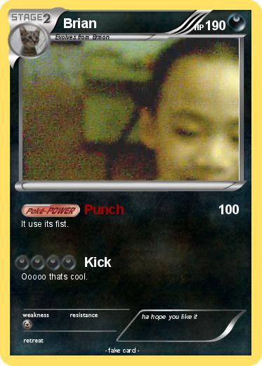 Pokémon Brian 406 406 - Punch - My Pokemon Card