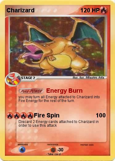 Pokémon Charizard 9817 9817 - Energy Burn - My Pokemon Card