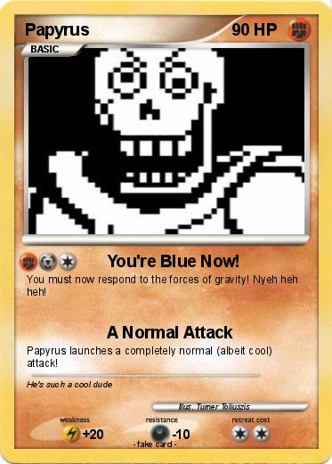 Pokémon Papyrus 165 165 - You're Blue Now! - My Pokemon Card