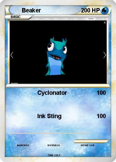 Pokémon Beaker 21 21 - Cyclonator - My Pokemon Card