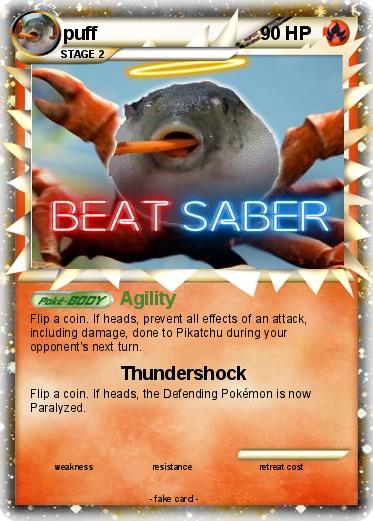 Pokémon puff 158 158 - Agility - My Pokemon Card