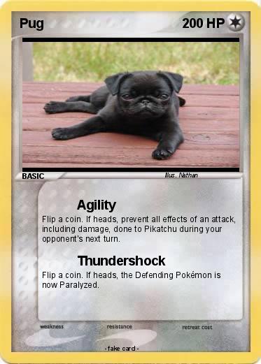 Pokémon Pug 375 375 - Agility - My Pokemon Card