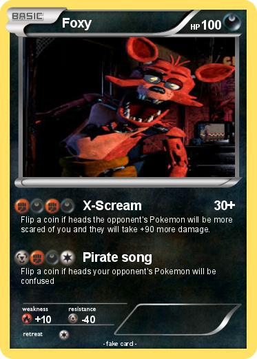 Pokémon Foxy 700 700 - X-Scream - My Pokemon Card