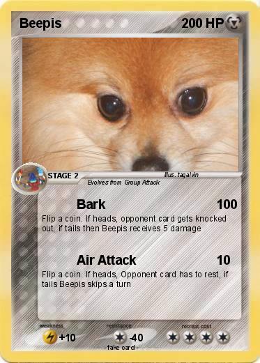 Pokémon Beepis - Bark - My Pokemon Card