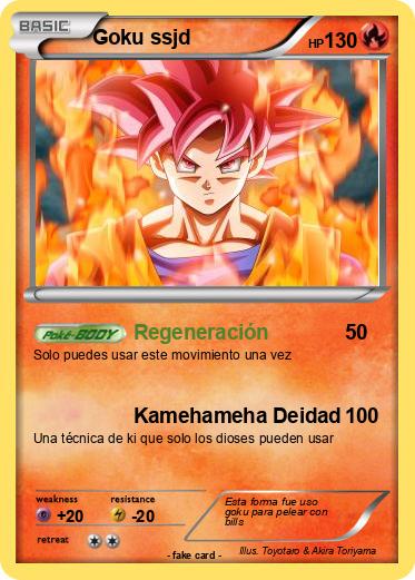 Pokémon Goku ssjd - Regeneración - Mi carta pokémon