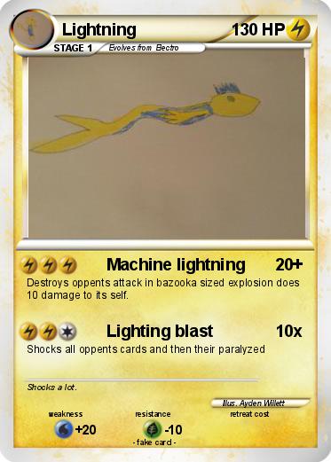 Pokémon Lightning 1602 1602 - Machine lightning - My Pokemon Card