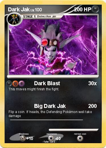 Pokémon Dark Jak 69 69 - Dark Blast - My Pokemon Card