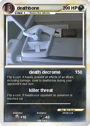 Pokémon deathbone 2 2 - death decrome - My Pokemon Card