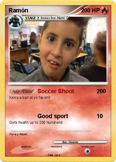 Pokémon Ramon 42 42 - Soccer Shoot - My Pokemon Card