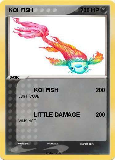 Pokémon KOI FISH 1 1 - KOI FISH - My Pokemon Card