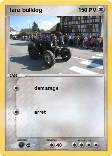 Pokémon lanz bulldog 1 1 - demarage - Ma carte Pokémon