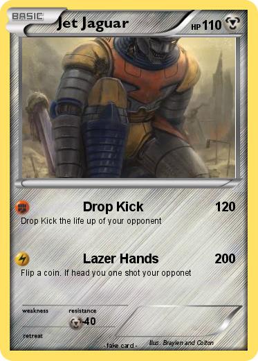 Pokémon Jet Jaguar 17 17 - Drop Kick - My Pokemon Card