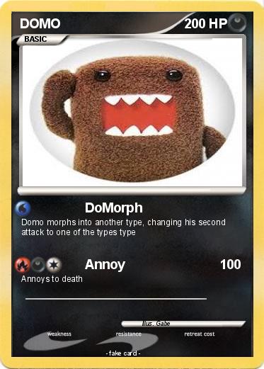 Pokémon DOMO 530 530 - DoMorph - My Pokemon Card