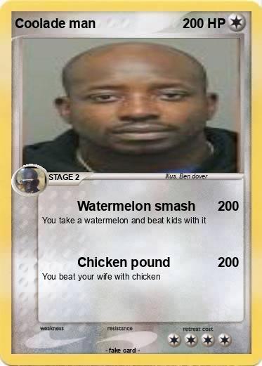 Pokémon Coolade man 1 1 - Watermelon smash - My Pokemon Card