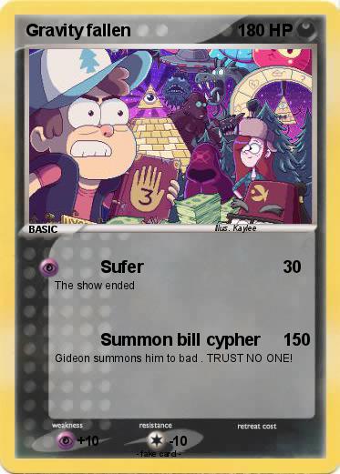 Pokémon Gravity fallen - Sufer - My Pokemon Card
