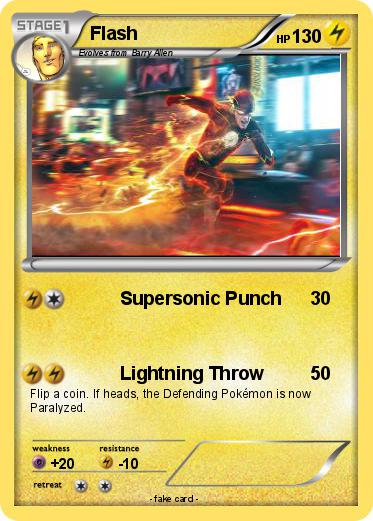 Pokémon Flash 607 607 - Supersonic Punch - My Pokemon Card
