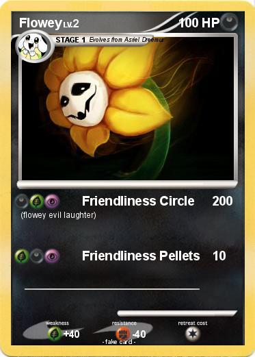 Pokémon Flowey 255 255 - Friendliness Circle - My Pokemon Card