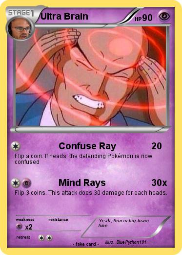 Pokémon Ultra Brain - Confuse Ray - My Pokemon Card