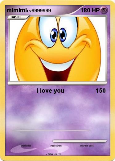 Pokémon mimimi 1 1 - i love you - My Pokemon Card