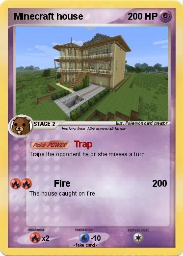 Pokémon Minecraft house - Trap - My Pokemon Card