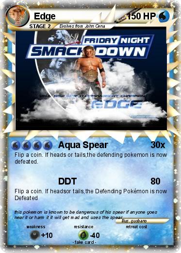 Pokémon Edge 145 145 - Aqua Spear - My Pokemon Card