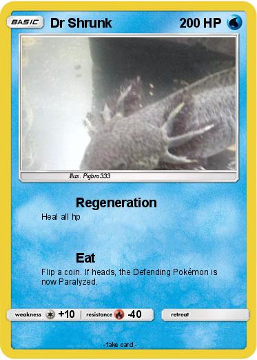 Pokémon Dr Shrunk 1 1 - Regeneration - My Pokemon Card
