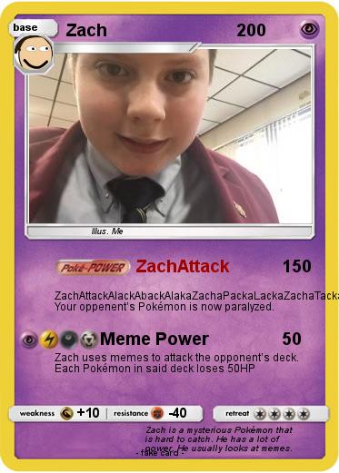 Pokémon Zach 447 447 - ZachAttack - My Pokemon Card