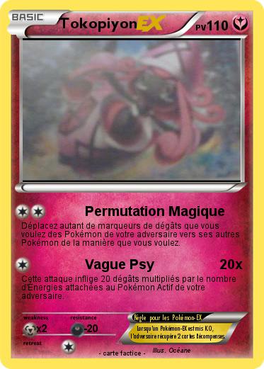Pokémon Tokopiyon - Permutation Magique - Ma carte Pokémon