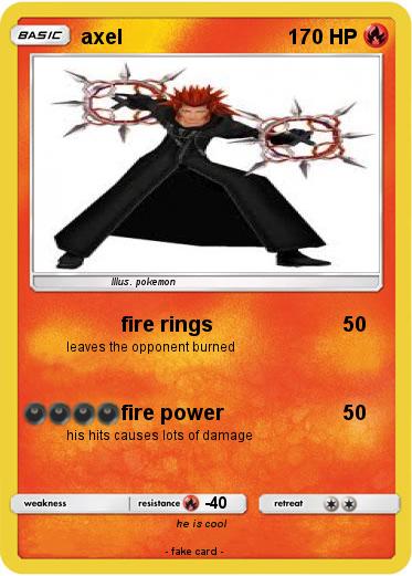 Pokémon axel 1884 1884 - fire rings - My Pokemon Card