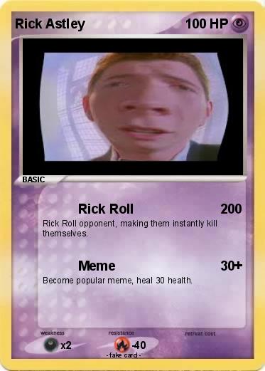 Pokémon Rick Astley 232 232 - Rick Roll - My Pokemon Card