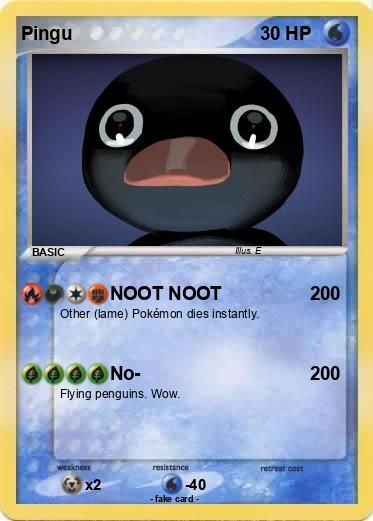 Pokémon Pingu 338 338 - NOOT NOOT - My Pokemon Card