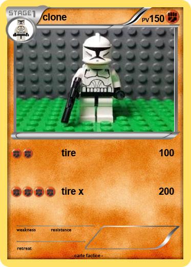 Pokémon clone 981 981 - tire - Ma carte Pokémon