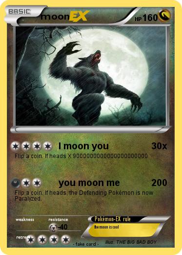 Pokémon moon 567 567 - I moon you - My Pokemon Card