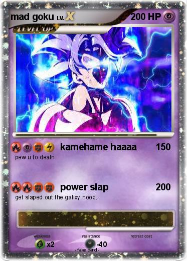 Pokémon mad goku 4 4 - kamehame haaaa - My Pokemon Card