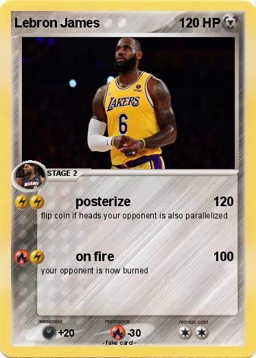 Pokémon Lebron James 731 731 - posterize - My Pokemon Card