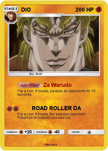 Pokémon DIO 119 119 - Za Warudo - My Pokemon Card
