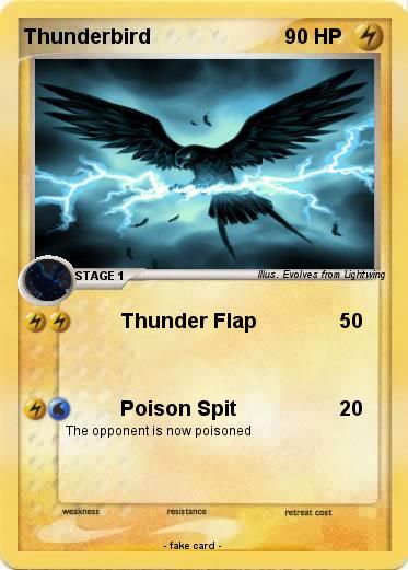 Pokémon Thunderbird 57 57 - Thunder Flap - My Pokemon Card