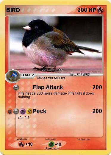 Pokémon BIRD 362 362 - Flap Attack - My Pokemon Card