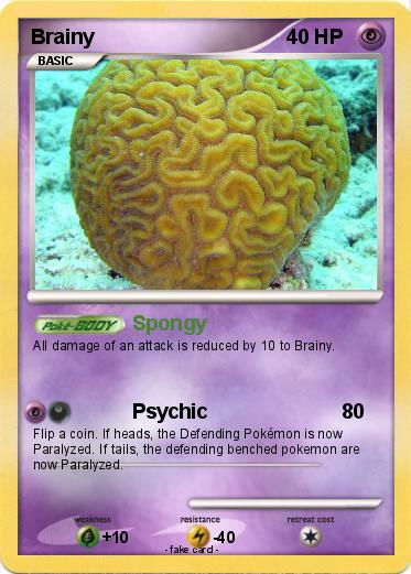 Pokémon Brainy 23 23 - Spongy - My Pokemon Card