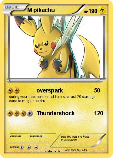 Pokémon M pikachu 249 249 - overspark - My Pokemon Card