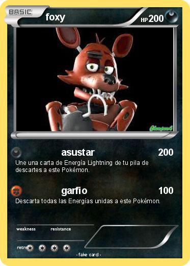 Pokémon foxy 1916 1916 - asustar - Mi carta pokémon