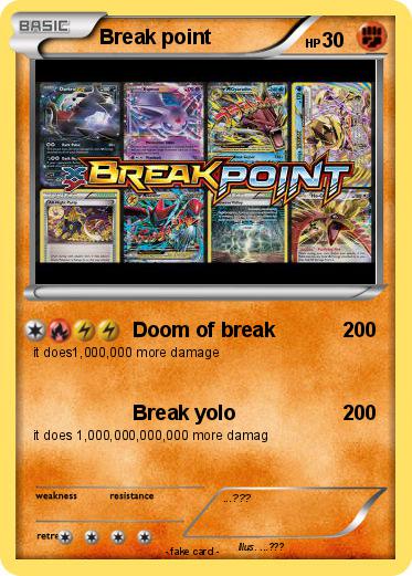 Pokémon Break point - Doom of break - My Pokemon Card