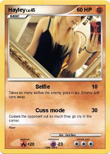 Pokémon Hayley 40 40 - Selfie - My Pokemon Card
