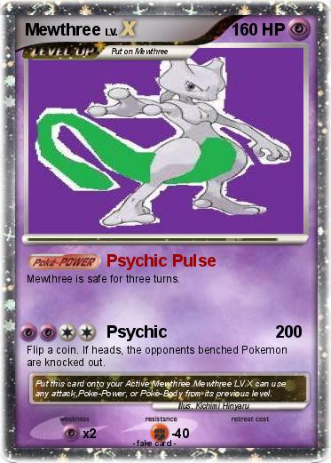 Pokémon Mewthree 740 740 - Psychic Pulse - My Pokemon Card