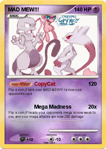 Pokémon MAD MEW - CopyCat - My Pokemon Card