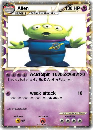 Pokémon Alien 818 818 - Acid Spit 1620682692 - My Pokemon Card