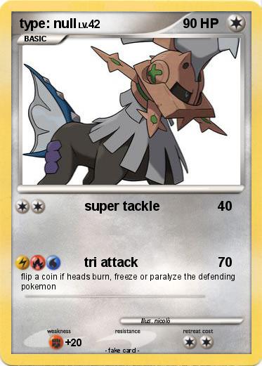 Pokémon type null 11 11 - super tackle - My Pokemon Card